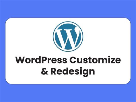 theme customization redesign wordpress website upwork