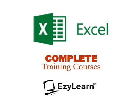 Microsoft Excel Complete Training Course 20 Per Week Ezylearn Pty Ltd