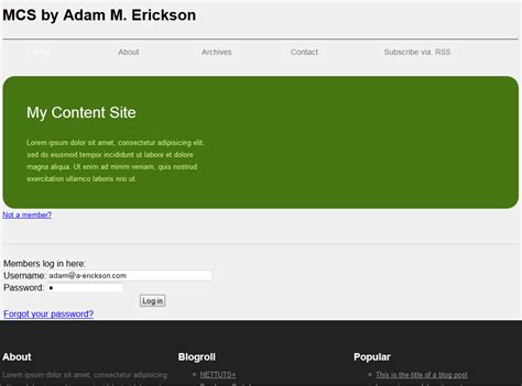 Develope A Web Based Cms Using Php Adam M Erickson