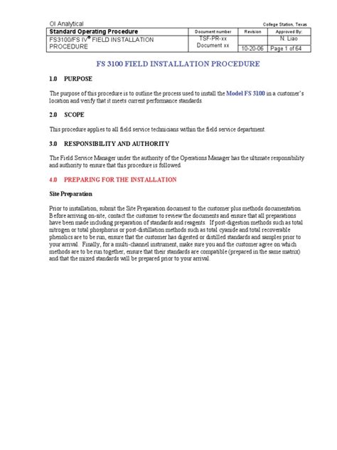 Fs3100 Field Installation Procedure Pdf Device Driver Usb