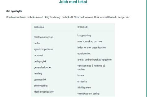 Ord Og Uttrykk