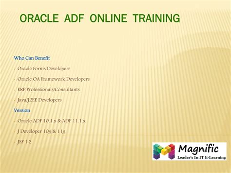 PPT ORACLE ADF ONLINE TRAINING PowerPoint Presentation Free Download ID 8966677
