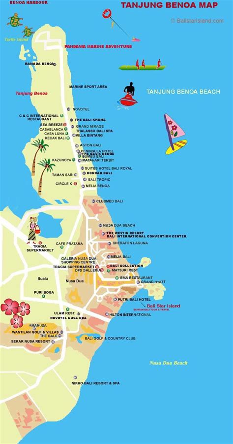 Sanur Map Artofit
