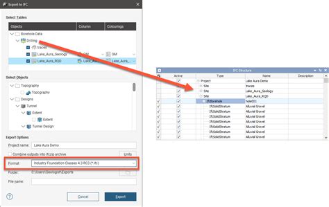 Exporting Project Data To IFC
