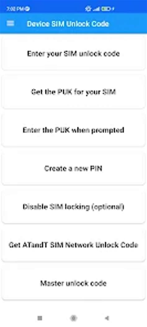 Device Sim Unlock Code For Android Download