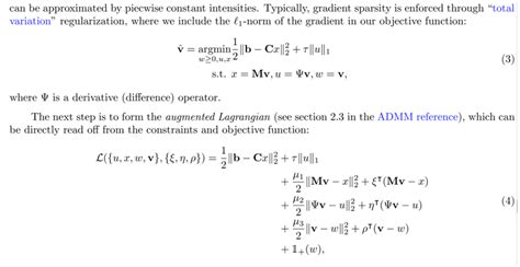 Optimization Primal Updates For Augmented Lagrangian In ADMM Mathematics Stack Exchange
