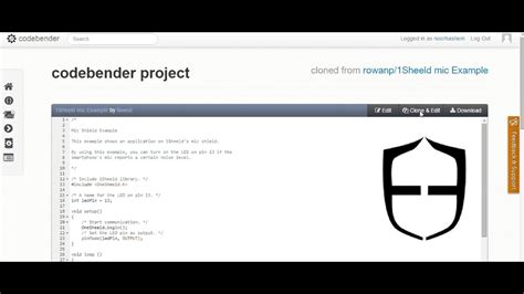 How To Use 1sheeld Library In Codebendercc Sketch Youtube