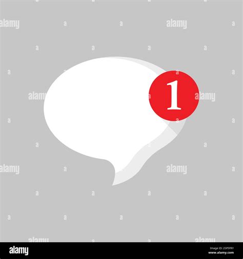 New Message Icon In Flat Style Incoming Inbox Email Vector