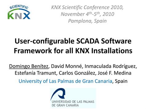 PDF User SCADA Software Framework For All KNX Installations DOKUMEN TIPS