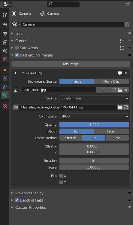 Rendering A Camera Background Image As Simply As Possible Lighting And Rendering Blender