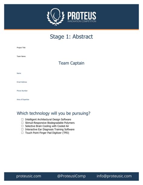 Abstract Template MS Word