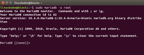 How To Install Mariadb 104 On Ubuntu 1804 Ubuntu 2004