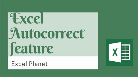 How To Use Excel Autocorrect Feature Entering And Editing Data In