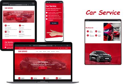 Car Service Templates Responsive Html Bootstrap