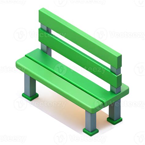 Immaculate Renaissance Minimal Isometric Park Bench Single Weight Stroke Green With Scalable