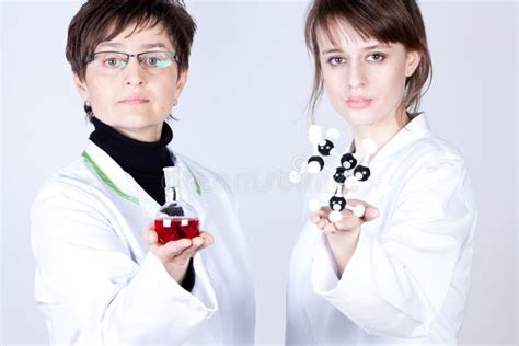 Scientist And Assistant In Lab Stock Image Image Of Experience