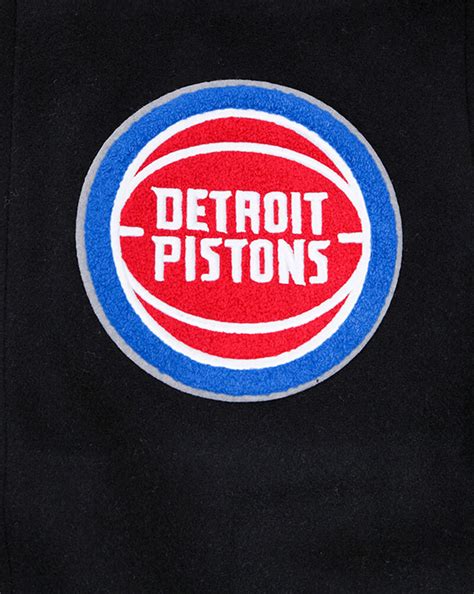 Shop Pro Standard Detroit Pistons Logo Varsity Jacket Bdp651680 Black Snipes Usa