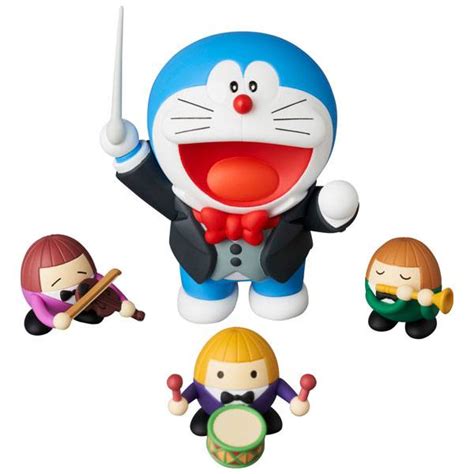Udf No 769 Doraemon Nobitas Earth Symphony Doraemon And Positive Mood Orchestra Medicom