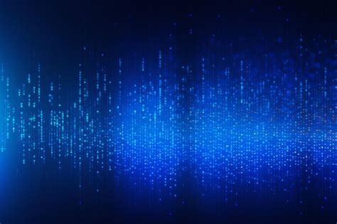Premium Ai Image Blue Matrix Digital Background Abstract Cyberspace Concept 3d Rendering