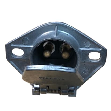 Socket Trailer Connector Two Poles Dl Truck Parts