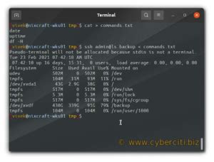 How To Run Execute Command Using SSH NixCraft