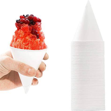 wholesale ice cream cone shape cup snow cone paper cups cone paper