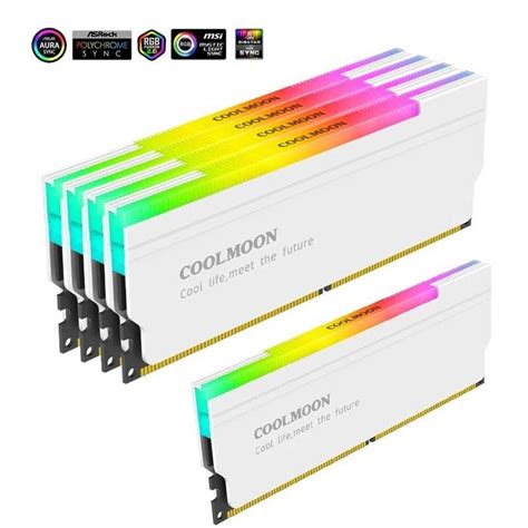 5v 3pin argb ddr4 ddr3 heat sink aura sync ddr ram cooler gamit ang