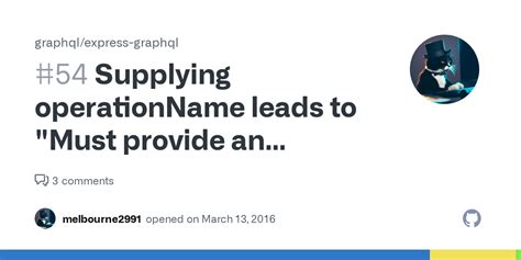 Supplying Operationname Leads To Must Provide An Operation Error