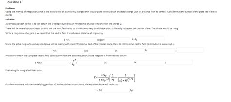 Solved QUESTION Problem Using The Method Of Integration Chegg