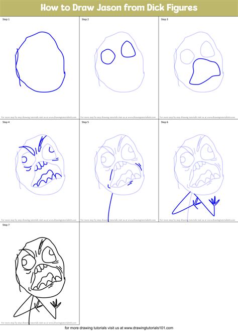 How To Draw Jason From Dick Figures Dick Figures Step By Step DrawingTutorials Com