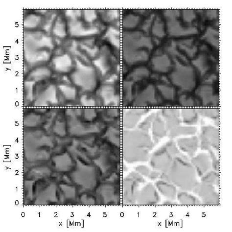 The Granulation Pattern In One Of The Solar Snapshots Seen In Download Scientific Diagram