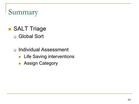 Salttriagepowerpointppt First Aid Injuries