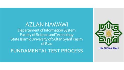 Fundamental Test Process Ppt