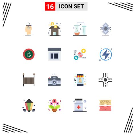Set Of 16 Modern Ui Icons Symbols Signs For Infrastructure Computing