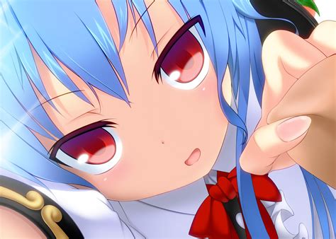 Hinanawi Tenshi Girl Bangs Wallpaper Hd Anime 4k Wallpapers Images Photos And Background