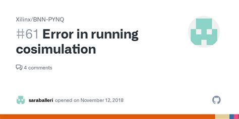 error in running cosimulation · issue 61 · xilinx bnn pynq · github