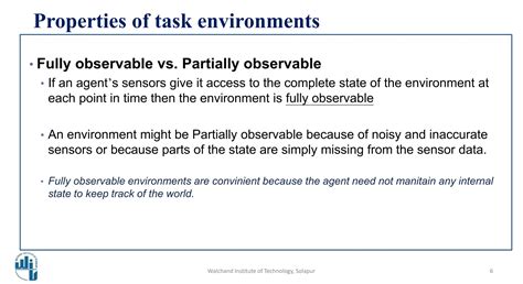 Properties Of The Task Environment In Artificial Intelligence System Pptx