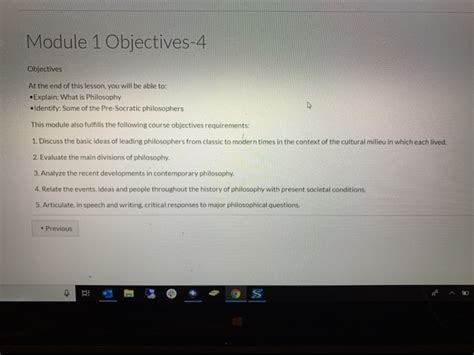 solved module 1 objectives 4 objectives at the end of this