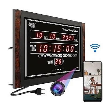 Digital Wall Clock Spy Camera At ₹ 16499piece Digital Clock Spy Cam