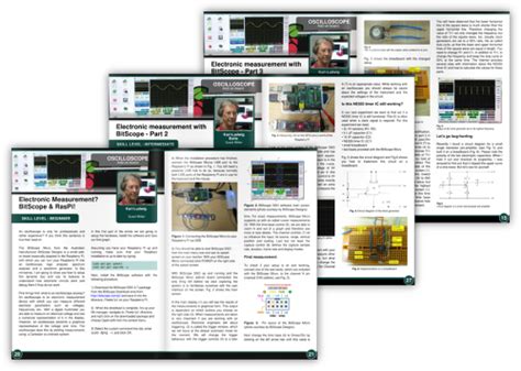 electronic measurement with bitscope micro and raspberry pi
