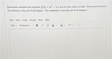 Solved Determine Whether The Function F N N21 Is Chegg Com