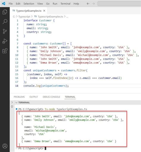 How To Get Distinct Values From An Array In Typescript