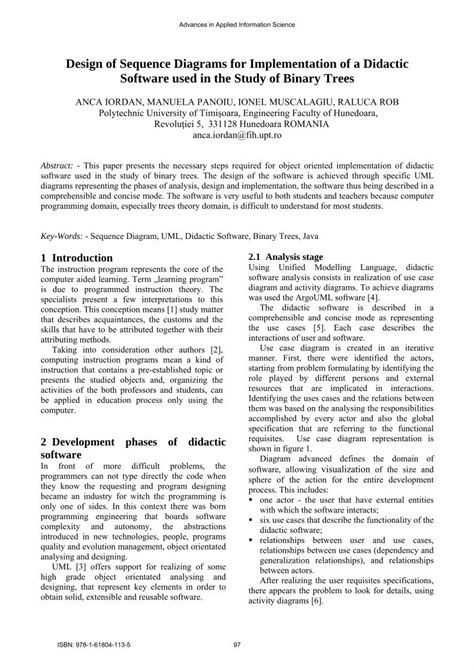 Pdf Design Of Sequence Diagrams For Implementation Of A · We Can