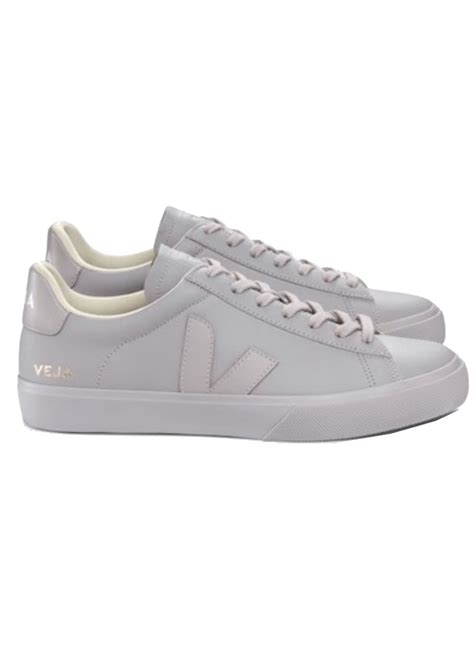 VEJA Campo Leather Trainers - Full Steel