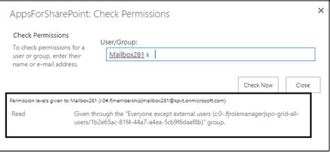 check sharepoint site access permissions to users and groups