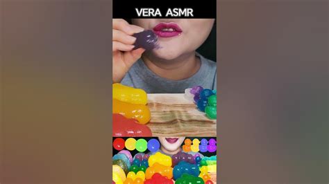 Asmr Sprinkles And Handmade Cloud Jelly Eating Sounds 스프링클과 수제 구름젤리 먹방 Mukbang Shorts Youtube