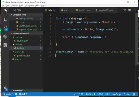 A Few Tips On Debugging Openwhisk Functions With Vs Code