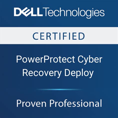 Powerprotect Cyber Recovery Deploy V2 Dell Learning