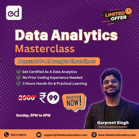 Learn Data Analysis Skills With Data Analytics Masterclass The Education Diary Posted On The