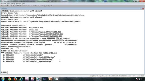 Introduction To Windbg Series 1 Part 16 Command Bm For Break Point